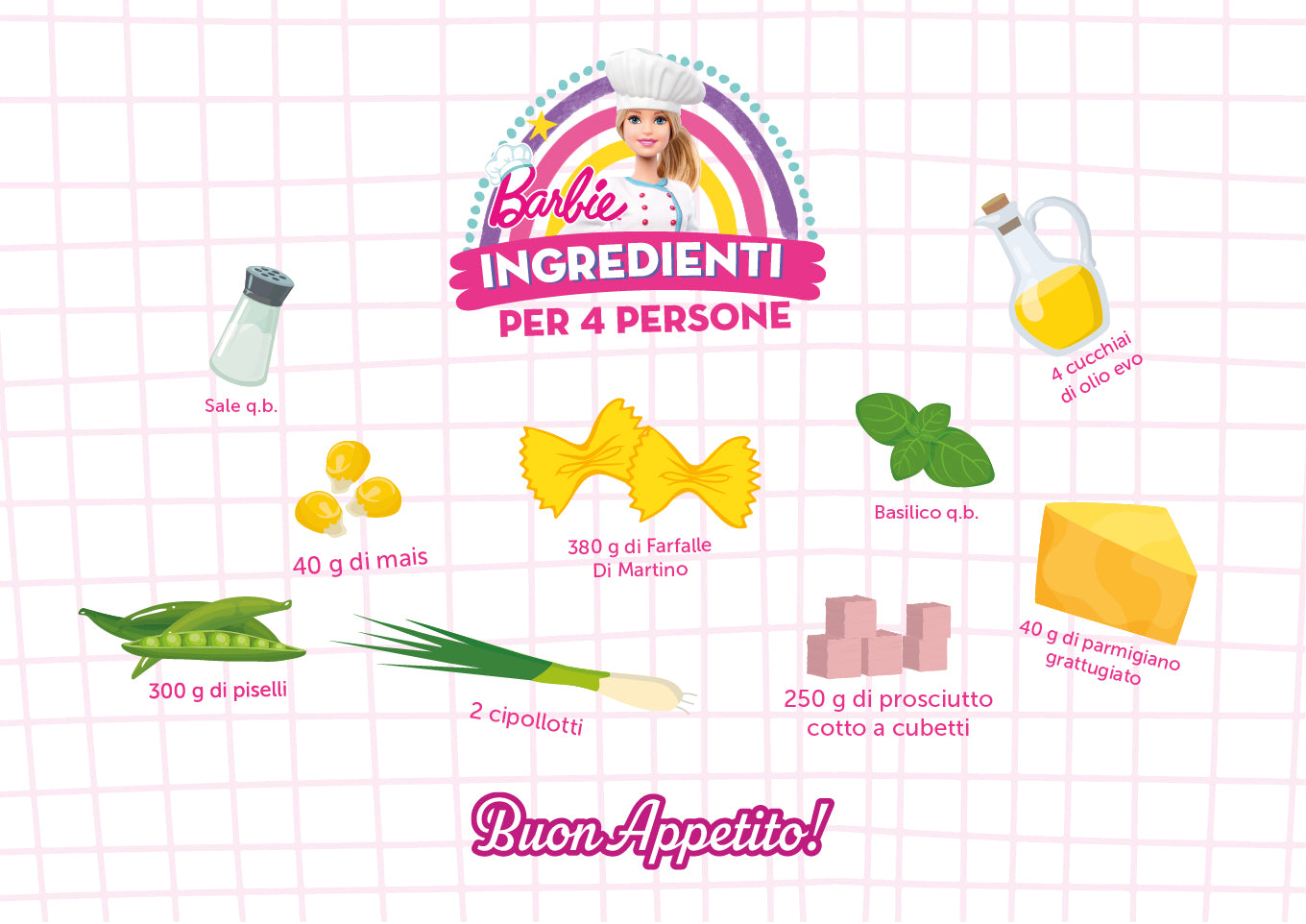 Farfalle Primavera, ricetta divertente per Bambini | Pastificio Di Martino