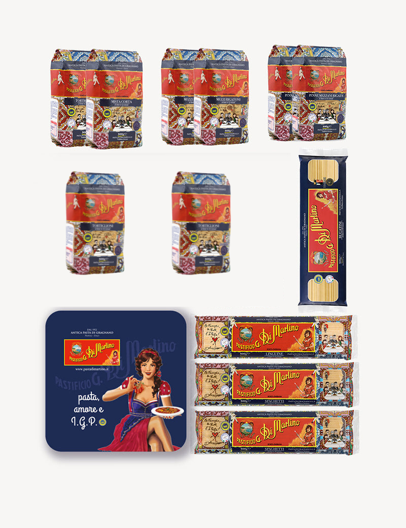 Club with Pin-up tin box (6Kg) | Pastificio Di Martino